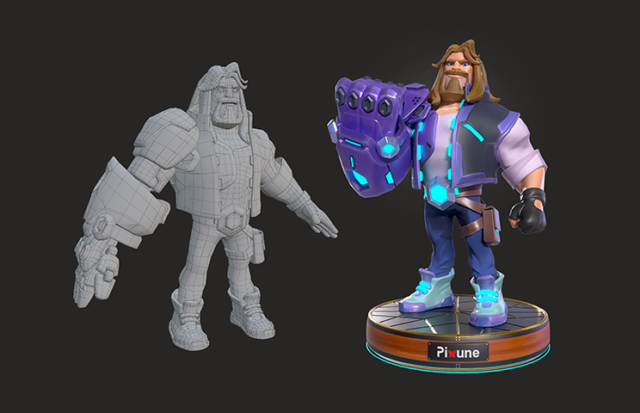 High-Detailed 3D Texturing Services