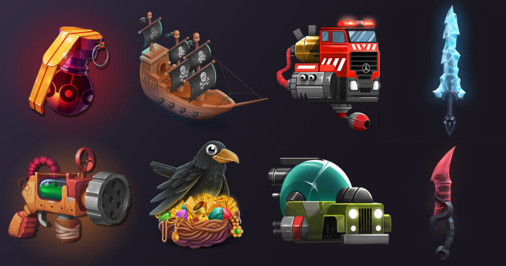 Professional 2D & 3D Game Asset Design Services
